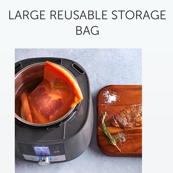 Kitchen | Nib Pampered Chef Large Reusable Bag | Poshmark